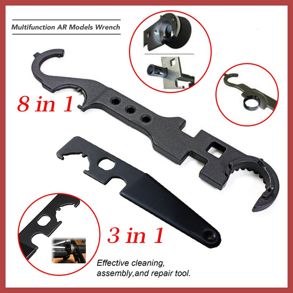 Multifunction AR Model Combo Steel Wrench Tool AR 15 / M4 Field Heavy ...