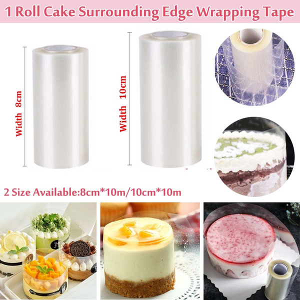 1 Roll Transparent Cake Mousse Surrounding Edge Wrapping Tape Baking ...