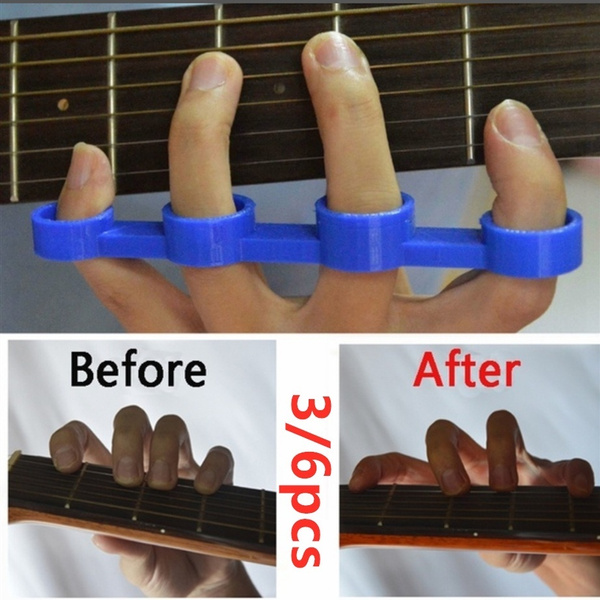 1 3 6pcs Guitar Trainer For Beginner Finger Expansion Finger Extend