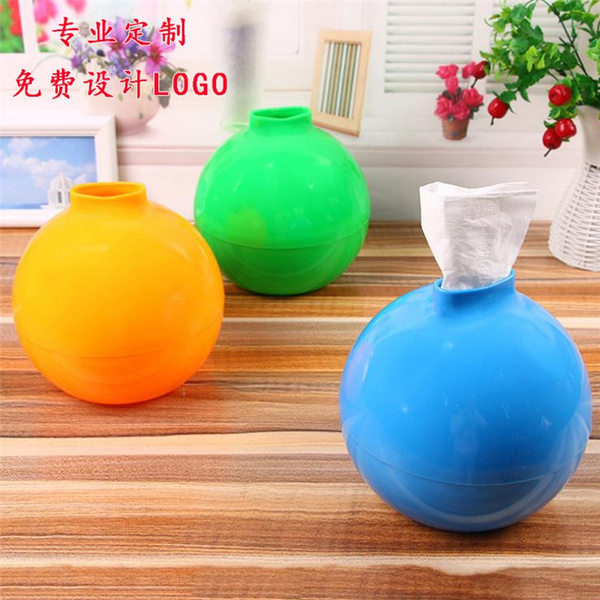 Paper towel box Korean pumping carton round new plastic tissue tray ...