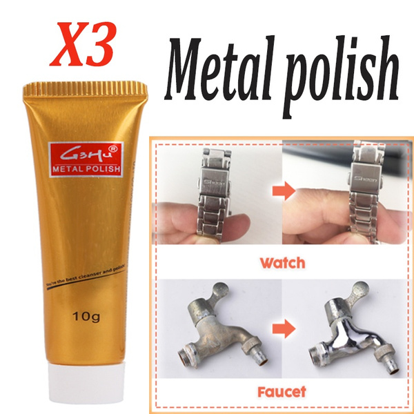 3Pcs Ultimate Metal Polish Cream Wax Machine Stainless Steel Ceramic ...