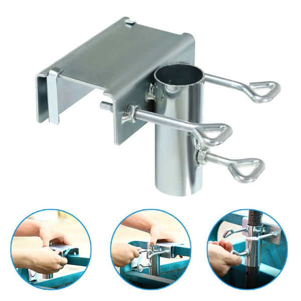 Umbrella Holder Parasol Holder Heavy Duty Metal Umbrella Clamp Outdoor ...