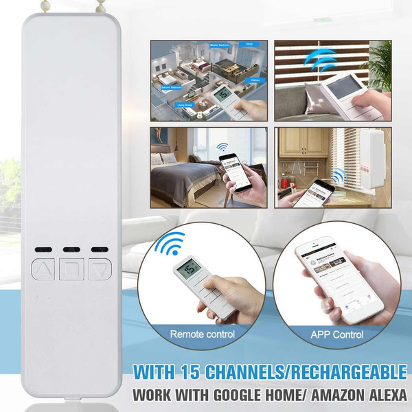 WIFI Automatic Electric Smart Motorized Shade Window Blinds Shade ...