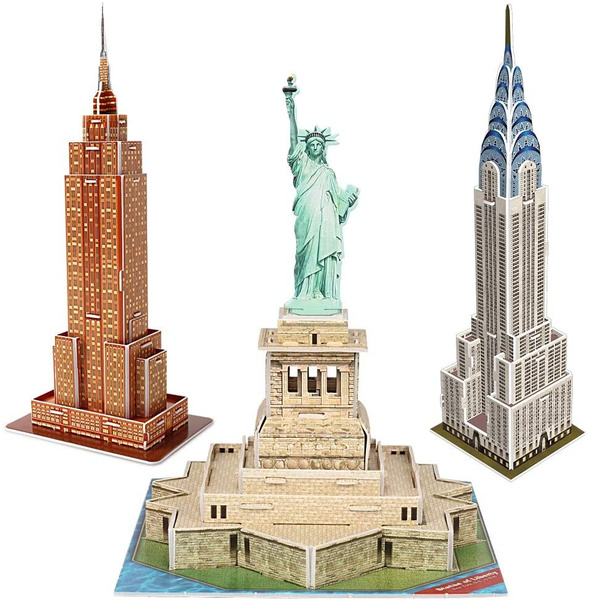 CubicFun 3D Puzzle for Kids New York Cityline Landmark Architecture ...