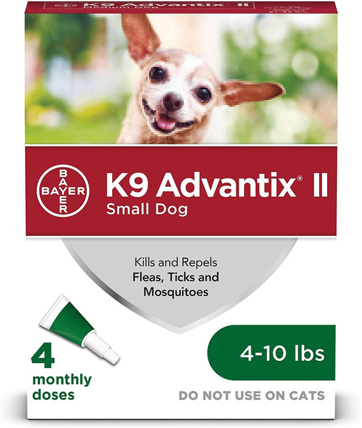 Bayer K9 Advantix II Flea, Tick and Mosquito Prevention for Small Dogs ...
