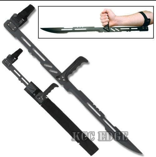 27.5" Large Rayne Ninja Forearm Vampire Machete Sword Sharp Edge | Wish