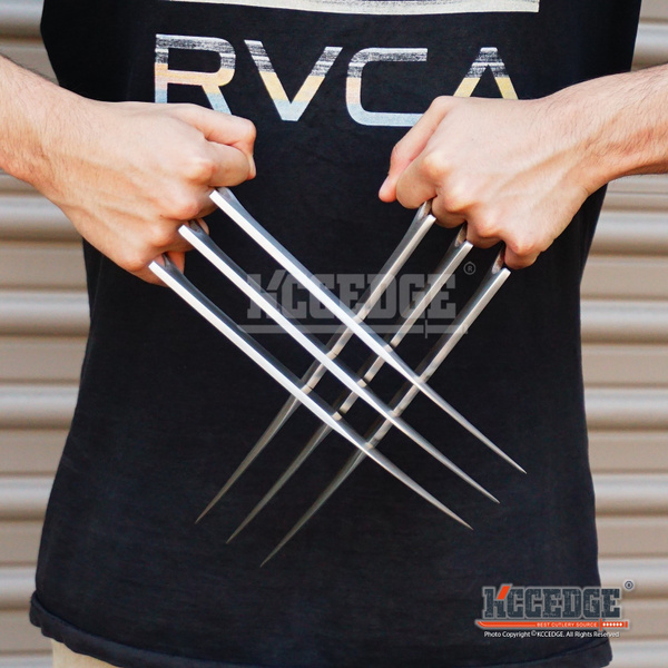 2PC SET CLAWS Full Metal Construction Real Claws Stainless Steel Full ...