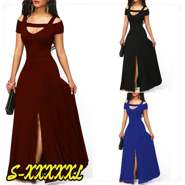 New Sexy Women Long Sleeve Prom Ball Cocktail Party Dress Formal ...