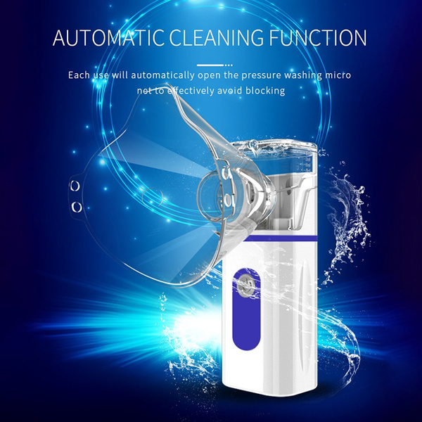 Newest Portable 10ml Ultrasonic Nebulizer Inhaler Automizer Asthma ...
