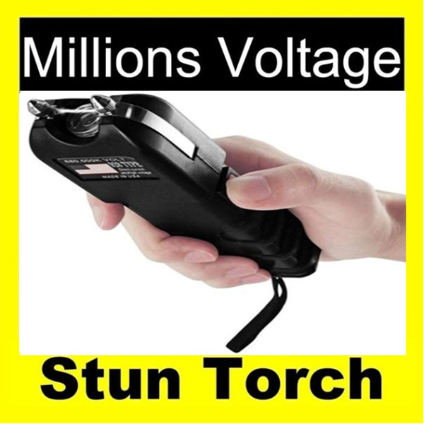 2 in 1 Outdoor Self-Defense Tools Electric Shock Wand Stun Gun with ...