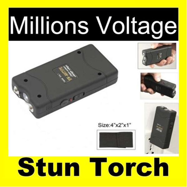 2 in 1 Tactical Flashlight Portable Tazer Stun gnn LED Flashlight ...