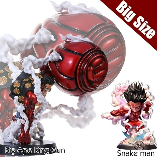 2 Types Anime One Piece Super Big Monkey D Luffy Luffy Gear 4 Figure ...