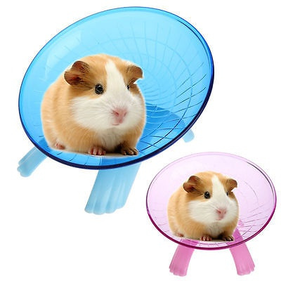 Pet Hamster Flying Saucer Exercise Wheel Hamster Mouse Running Disc Toy ...