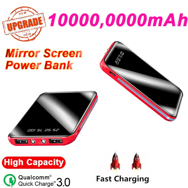 10000,0000mAh Power Bank Dual USB Output Portable Charger Powerbank ...
