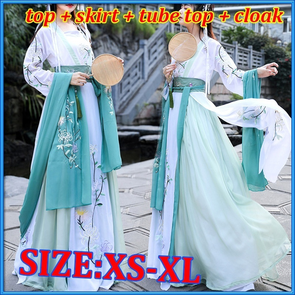 Hanfu Dress Ancient Traditional Dance Suit Female Tang Dynasty ...