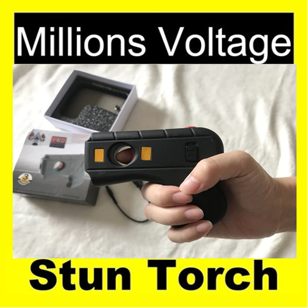 2 in 1 Women Outdoor Self-Defense Tools Electric Shock Wand Stun Gun ...