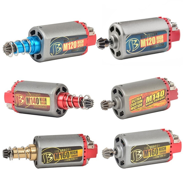 Sinairsoft M120/140/160 High Torque/ High Speed Motor AEG/ GBB Motor ...