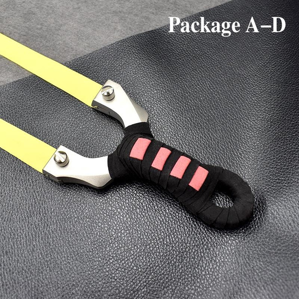 304 Stainless Steel Flat Leather Slingshot Wire Cutting Fast Pressing ...