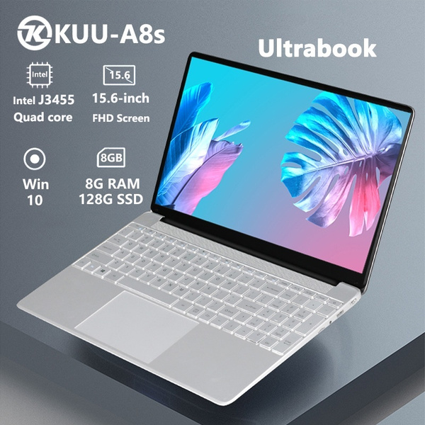 KUU-A8s 15.6-Inch Windows 10 Intel J3455 Quad Core CPU 1920*1080P FHD ...