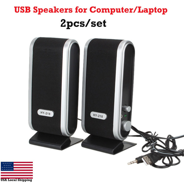 USB-Powered Speakers, Portable PC Speakers,Wired Computer Speaker for ...