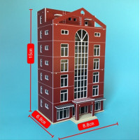 1:150 HO Scale Sand Table Decoration DIY Assembly Building Model for ...