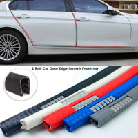 1 Roll 5M Car Door Edge Scratch Protector Univeral Rubber Protection ...
