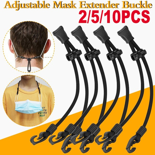 2/5/10PCS Adjustable Mask Extender Buckle Hook Ear Protector Holder ...