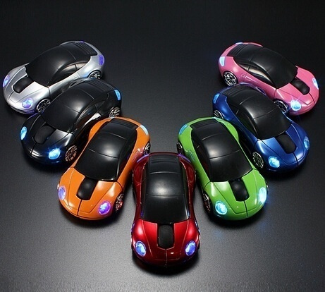 New Fashion 2.4 GHz USB Wireless Photoelectric Mouse Car Shell Creative ...