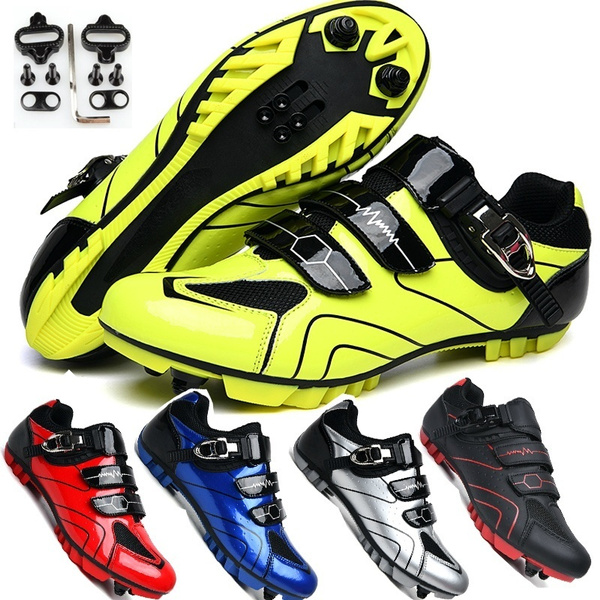 Men Cycling Shoes Outdoor Sport Bicycle Shoes Self-Locking Professional ...