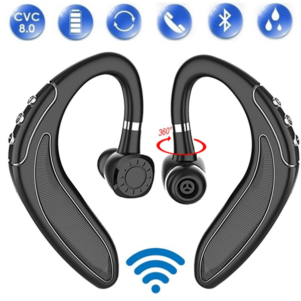 Business Wireless Headset Handfree Driving Headset Waterproof Sport Ear ...