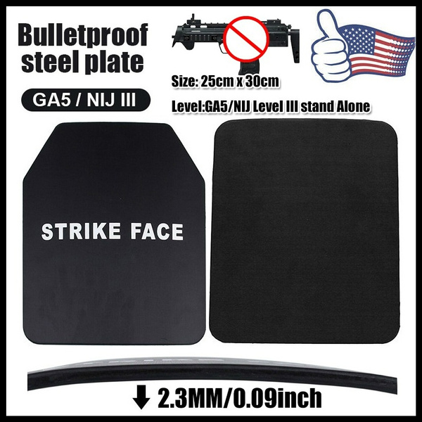 NIJ III Bulletproof Steel Plate High Technology Safety Anti Ballistic ...