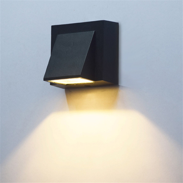 Modern Simple Creative Outdoor Waterproof Wall Lamp 5W LED Courtyard ...