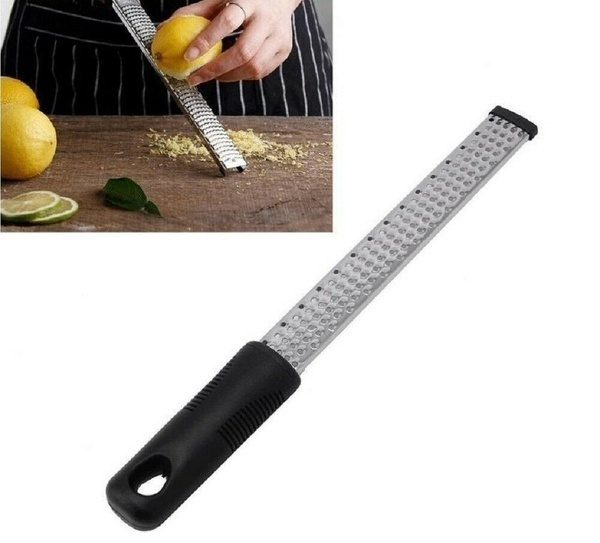 Stainless Steel Cheese Grater Zester Ginger Lemon Shredder Hand Held ...