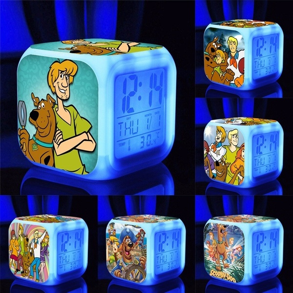 Cute Cartoon Scooby-Doo! LED Alarm Clock Children Boys Girls Cute ...