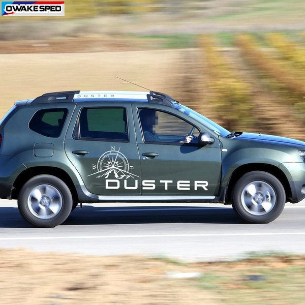 For dacia renault duster compass mountain graphics body sticker car ...