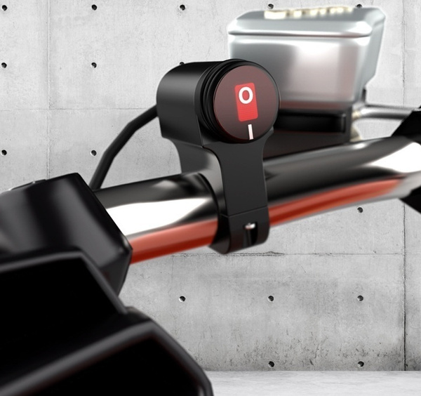 12V Waterproof Motorcycle Headlight Switch Motorcycle Handlebar ...