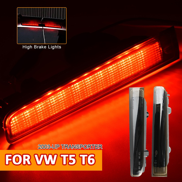 Yiyasu Store Barn Door Red Smoked LED High Level Brake Stop Light L+R ...