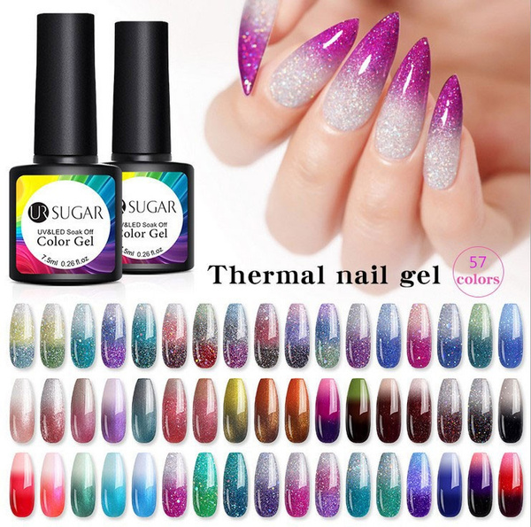 New 57 Color UR SUGAR Temperature Gel Polish Color Changing UV Gel ...