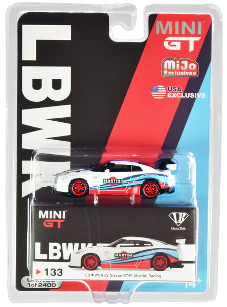 Nissan GT-R (R35) Type 1 LB Works with Rear Wing "Martini Racing ...