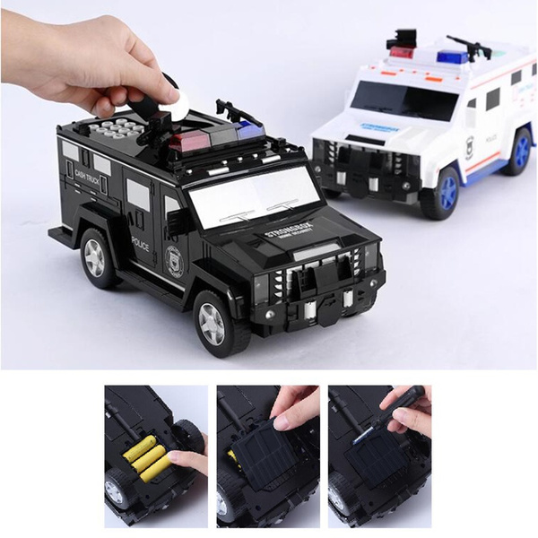 Kids Gift Cash Truck Piggy Bank with Music Electronic Money Saving Box ...