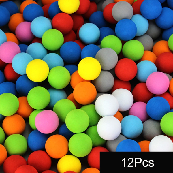 12Pcs Golf Swing Training Aids Indoor Practice Sponge Foam Balls Sport ...