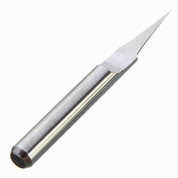 1PC 3.175mm Diameter of The Handle 10 Degree 0.1mm V Shape Carbide PCB ...
