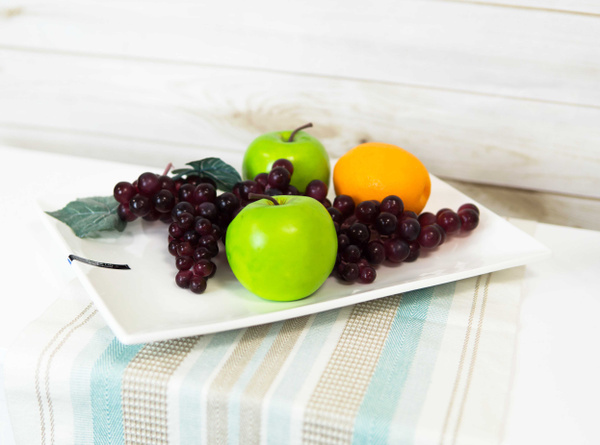 15"L Large White Double Wall Ceramic Rectangular Serving Plate Dish ...