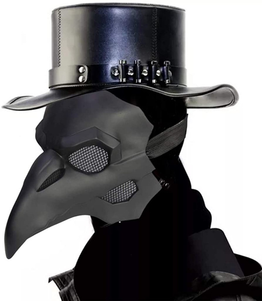 Plague Doctor Mask Faux Bird Beak Mask Costume Mask Steampunk Long Beak ...