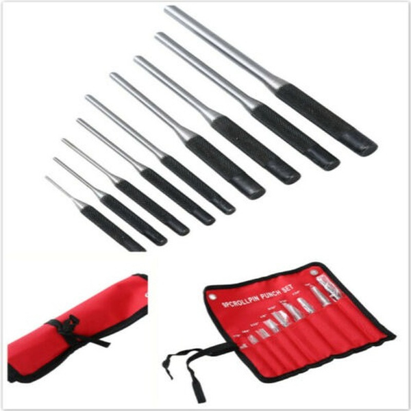 Different Size Round Head Pins Punch Set Grip Roll Pin Punch Tool Kit ...