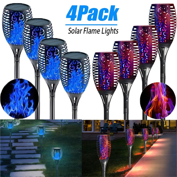 Outdoor Torch Light with Star Design, Flickering Dancing Flames ...