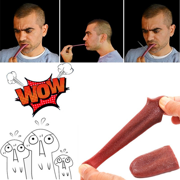 Halloween Fake Tongue False Tongue Horrific Tongue Prop Tricks Tongue ...