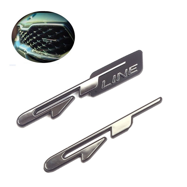 Hot GT Line Letters Decals ，Car Tuning Atuo Emblem Sticker | Wish