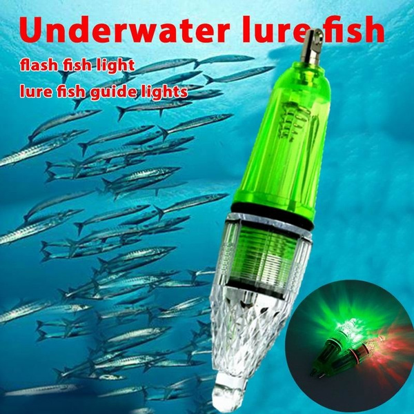 Mini Durable Underwater Night Fishing Flicker LED Bait Light Fishing ...