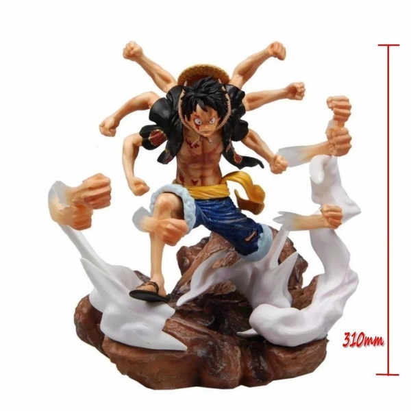 Anime One Piece GK Laser Gun Monkey D Luffy Action Figure Gomu No ...